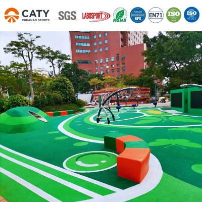 China Multi-color EPDM Synthetic Rubber Granules for Playground Flooring for Running Tartan Anti-slip Surfacing Kids Play Area for sale