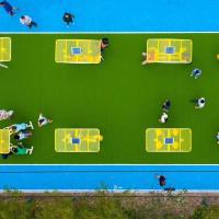 China Weather Resistant EPDM Rubber Granules for Running Tracks Sports Courts Outdoor Gyms and Fitness Facilities for sale