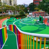 China UV Stable EPDM Rubber Granules for Playground Surfacing Schools Kindergartens Daycare for sale