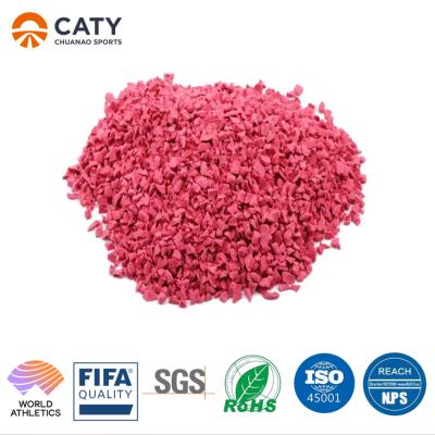 China UV Resistant EPDM Rubber Granules for Playground Surfacing Daycare Centers Kids Play Areas and Public Parks for sale