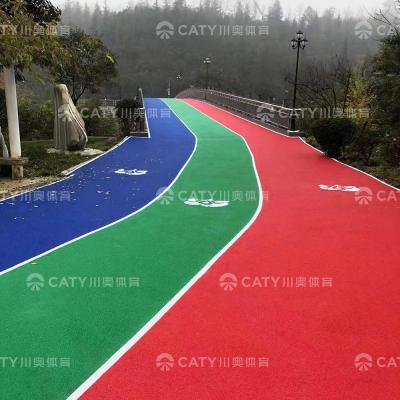 China Colored EPDM Rubber Granules for Community Park Leisure Trail Public Garden Walkway for sale