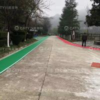 China Colored EPDM Rubber Granules for Community Park Leisure Trail Public Garden Walkway for sale