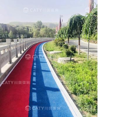 China Weather Resistant EPDM Rubber Granules for Riverfront Park Lakefront Park Coastal Promenade for sale