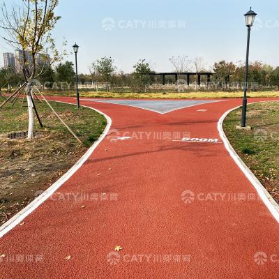 China Long Lasting EPDM Granules for Fitness Trail Public Garden Walking Path for sale