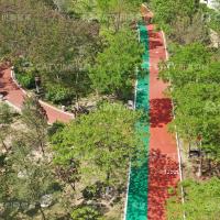 China Vibrant Colored EPDM Granules for Jungle Gym Playground Matting Surface Playground Outdoor Health Trail for sale