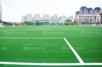 China Outdoor UV Resistant 10% Polymer EPDM Rubber Granules FIFA Approved Artificial Grass Infill for Football Courts for sale