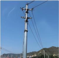 China Customized Monopole Steel Tower Self Suspension Transmission Steel Tower for sale