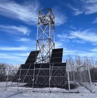 China 15M Steel Pipe Tower Fire Prevention Four Legged Tower Customized for sale