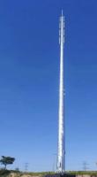 China Durable Monopole Telecom Tower Anti Corrosion Monopole Transmission Towers 30M Height for sale