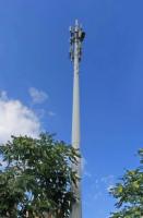China Earthquake Resistant Telecommunication Towers 30M Height Galvanized Towers With Level 10 Wind Resistance for sale