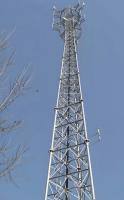 China Earthquake Resistant Communication Steel Tower Three Tube Tall Metal Tower Anti Corrosion for sale