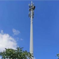 China Customized Telecommunication Towers Wind Resistant / Earthquake Resistant Monopole Communication Tower for sale