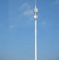 China Customized Telecommunication Towers Wind Resistant / Earthquake Resistant Monopole Communication Tower for sale