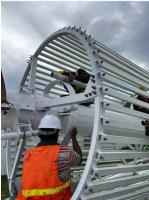 China Multi Functional Telecommunication Towers Hot Dip Galvanized Single Tube Tower for sale