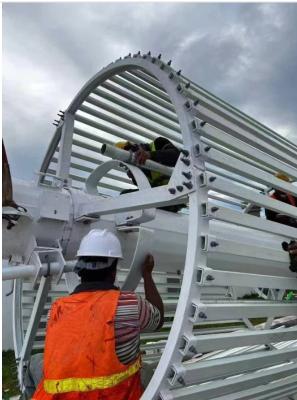 China Multi Functional Telecommunication Towers Hot Dip Galvanized Single Tube Tower for sale