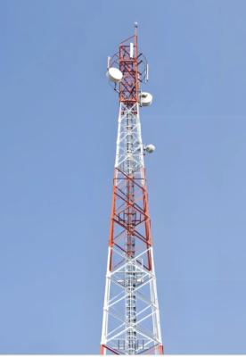 China 30M 45M 60M Height Telecommunication Towers Custom Design Galvanized Steel Towers for sale