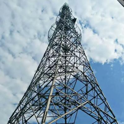China High Strength Steel Communication Tower 30M 45M 60M Height Radio Communications Tower for sale