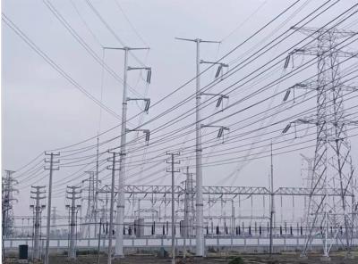 China Customized Electrical Substation Fire Protection Galvanized Steel Structures for sale