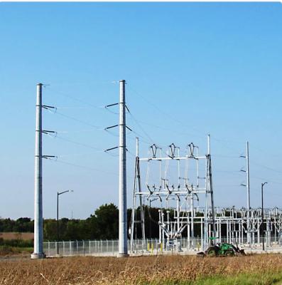 China Sturdy Substation Steel Structures Anti Icing High Voltage Substation Earthquake Resistant for sale