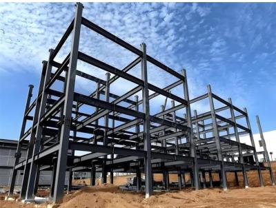 China Anti Corrosion Steel Structure Building Prefab Structure Steel Warehouse With Bolt Connection for sale