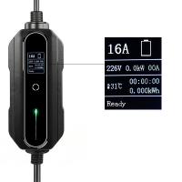 China IEC 62196-2 Thermoplastic ABS Portable Electric Vehicle Charger 16A 3.7kW for sale