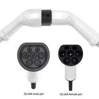 China 3 Phase 480V Type 2 Connector Cable 32A EV Charging Cable IEC 62196-2 for sale
