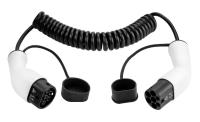 China Spiral 22kw Type 2 To Type 2 EV Cable Standard Grounding 4kg for sale