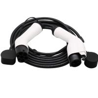 China 32A Type 1 to Type 2 EV Cable Car Charging Station EV Charger Connector for sale