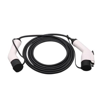 China Mode 3 Level 2 Charging Type 1 To Type 2 EV Cable 16A 5M 3kg for sale