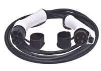 China Mode 3 Level 2 Charging Type 1 To Type 2 EV Cable 16A 5M 3kg for sale