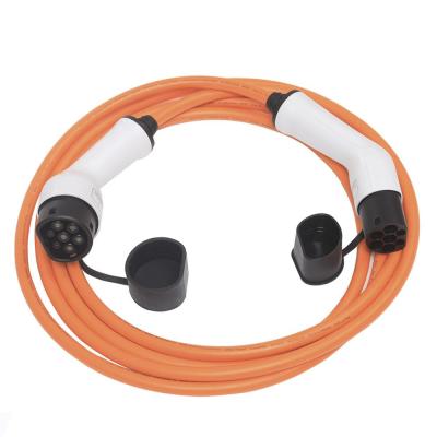 China 32A 1Phase IEC 62196 Type 2 To Type 2 EV Cable For Wall Charging Stations for sale