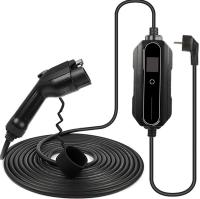 China Type 1 To Schuko 16A Portable EV Charger With LCD Screen 230V for sale