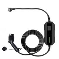 China J1772 Type 1 Schuko EV Charger 1 Phase 230V With LED Screen for sale