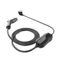 China LED Screen Schuko Type 1 Portable EV Charger J1772 16A for sale