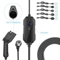 China Type 1 J1772 16A 3.7kW Mobile Portable EV Charger For Electric Car for sale