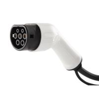 China 7.2kW 32A Type 2 Tethered Cable Charging Cable Coiled IP55 for sale