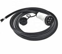 China Tethered Type 2 Cable 7.4kW 1 Phase 32A Wallbox Cable for sale