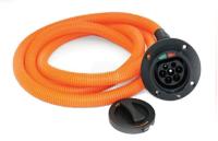 China EV Charging Socket IEC 62196-2 32 Amp Inlet Socket With 0.5M Cable for sale