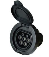 China 0.5m Ohm Type 2 Inlet EV Charging Socket Type 2 IEC 62196-2 for sale