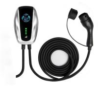 China 4.3'' Color Screen 32A Type 2 Wall Mounted EV Charger 7KW for sale