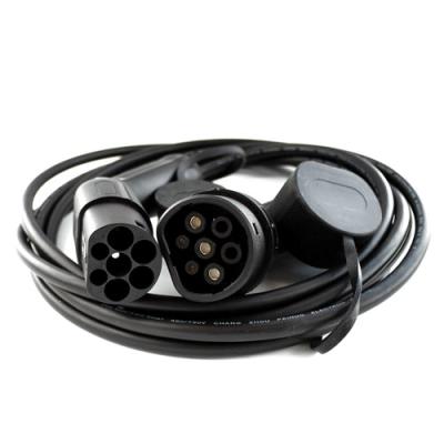 China Type 2 IEC 62196-2 Cable Electric Vehicle Charger 5M 32A EV Charging Cable for sale