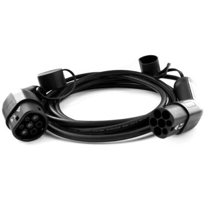 China 32A EV Charger Cable Mode 3 62196-2 Male To Female EV Charging Plug Type 2 To Type 2 for sale