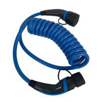 China Level 2 Connector Type 2 To Type 2 EV Cable 32A 1 Phase EV Charger Cable for sale