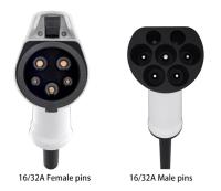 China 32A 250V Mobile Charging Cable Type 1 To Type 2 EVSE Cable for sale