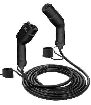 China SAE J1772 To 62196-2 1 Phase 7kW Type 1 To Type 2 Cable EV Charging Cable IP55 for sale