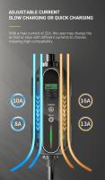 China 10A 16A EVSE Level 2 Type 2 Portable EV Charger Adjustable With Schuko for sale