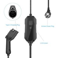 China EU Plug French UK US Connectors 16A Portable EV Charger AC/DC For Electric Vehicle for sale