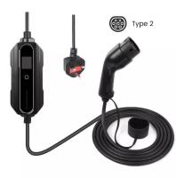 China EU Plug French / UK / US Connectors 16A Portable Electric Vehicle Charger AC / DC for sale