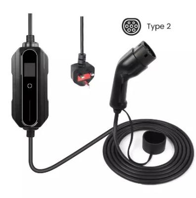 China EU Plug French / UK / US Connectors 16A Portable Electric Vehicle Charger AC / DC for sale