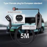 China EU Plug French / UK / US Connectors 16A Portable Electric Vehicle Charger AC / DC for sale